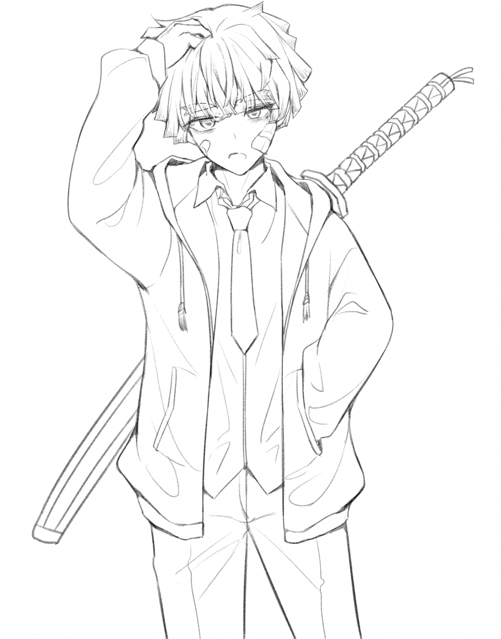 투디갤 - 젠이츠 그려봄