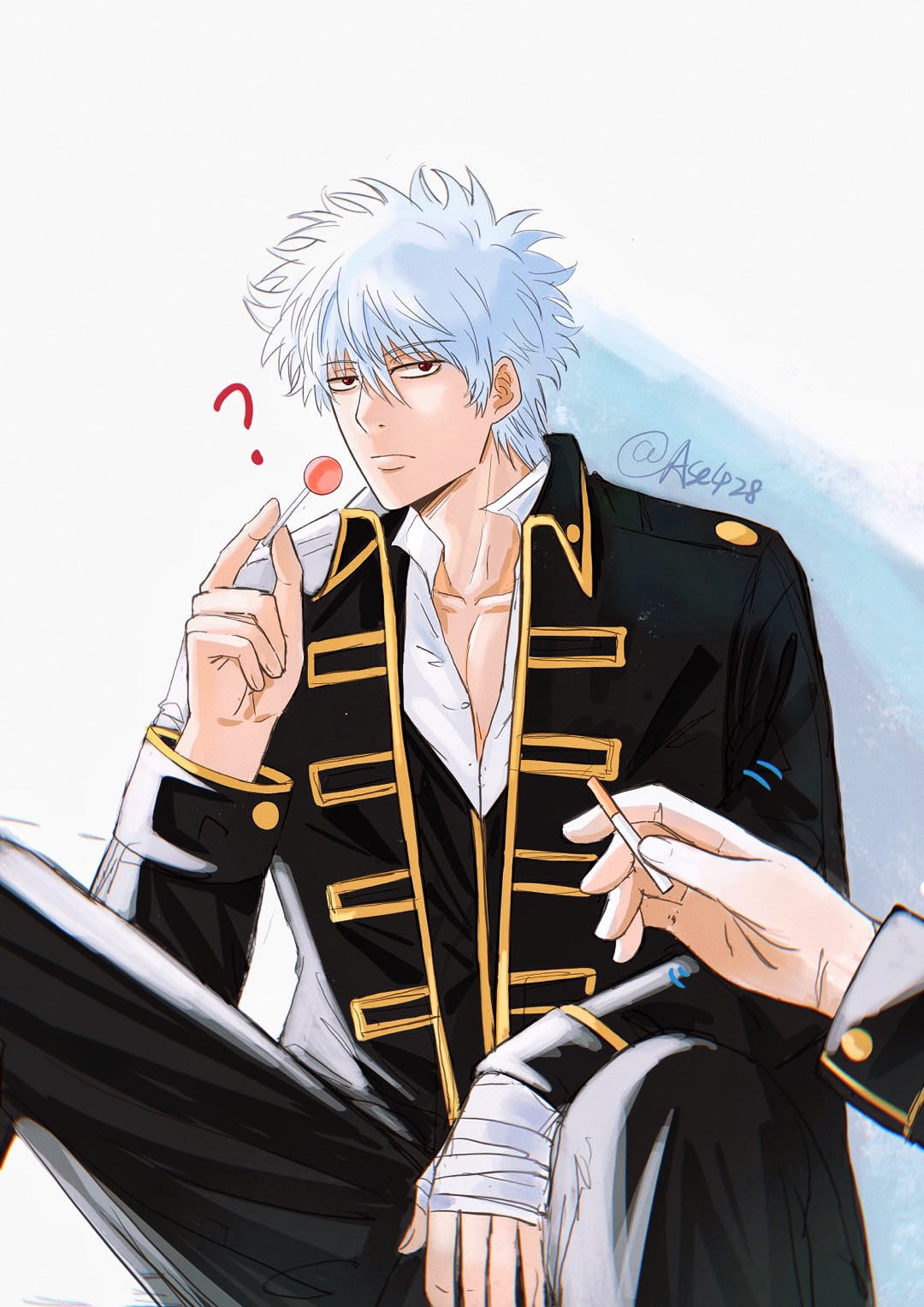 투디갤 - 더블부장 긴히지 담배를 권하는 히지카타